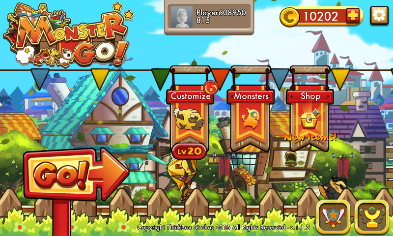 Sleepday นอนกลางวัน เขียนกลางคืน: รีวิวเกม: Monster Go! [WP]