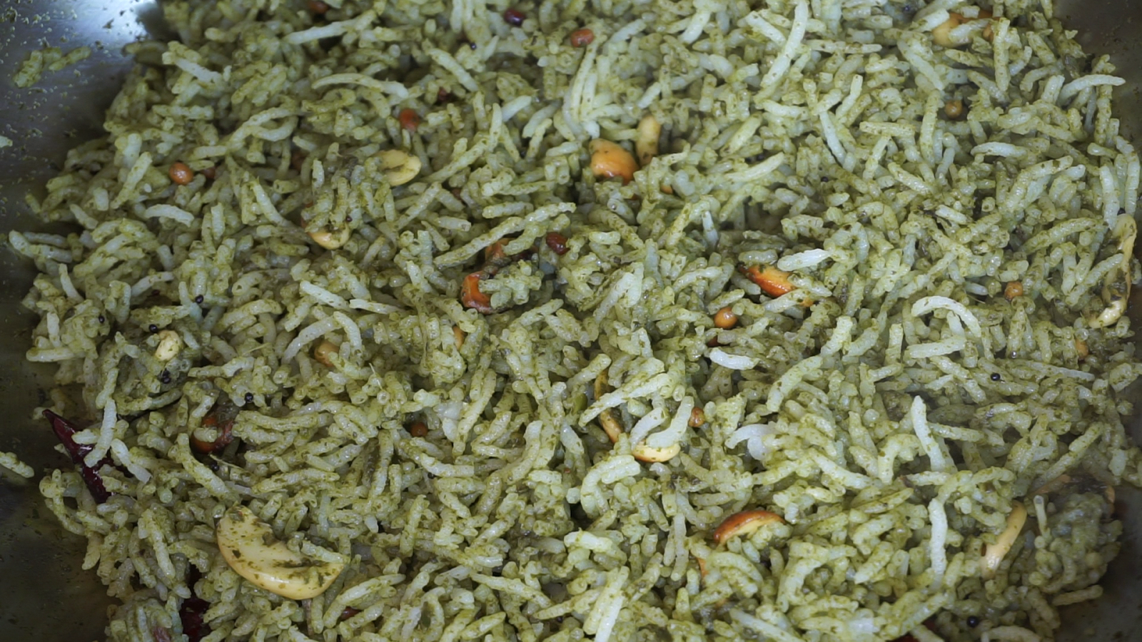Mint Rice / Pudina Rice | Steffi's Recipes