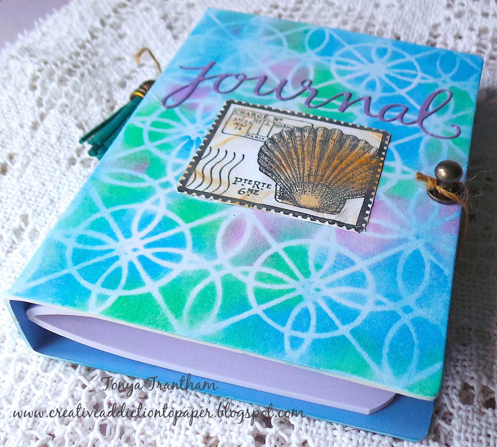 Creative Addiction to Paper: Seashell Journal
