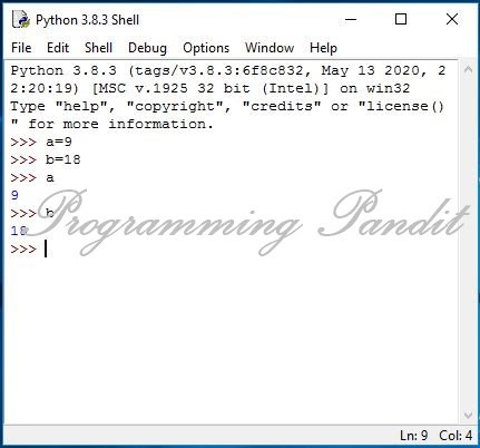 Python program to print number by G Krishna Chauhan - Programming Pandit