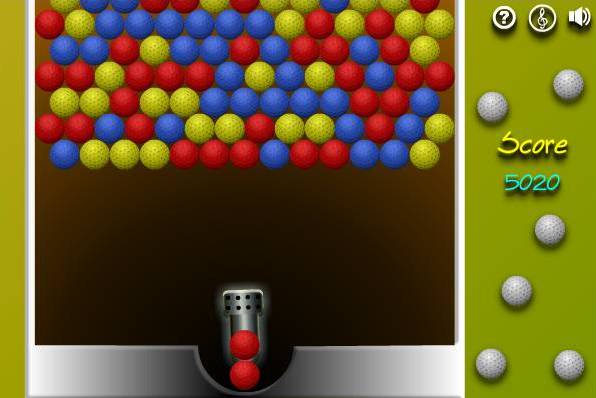 Free online game: Color Balls Solitaire 2