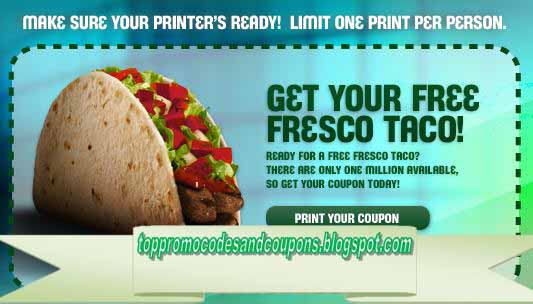 Free Promo Codes and Coupons 2023: Taco Bell Coupons
