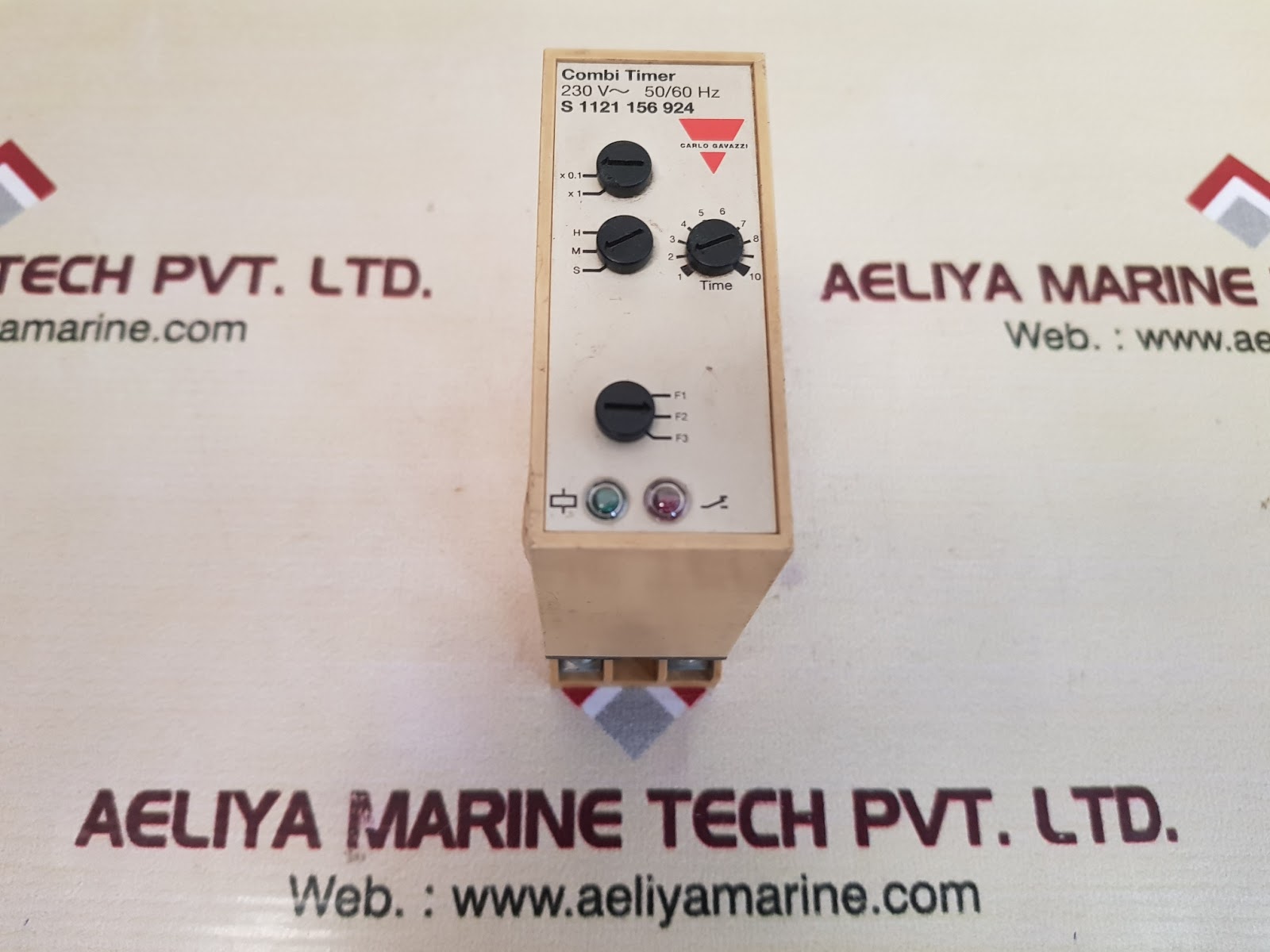CARLO GAVAZZI S 1121 156 924 COMBI TIMER 1-10 SEC./MIN./HRS.X0,1/X1 ...