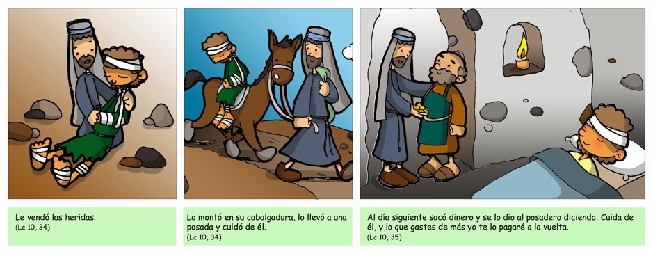 Recursos para mi clase: EL BUEN SAMARITANO (IMÁGENES)