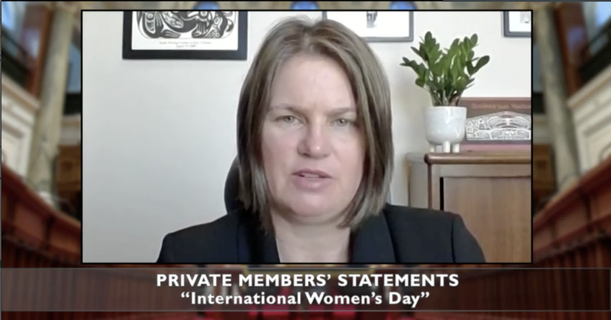 North Coast Review: In Legislature comments, North Coast MLA Jennifer ...