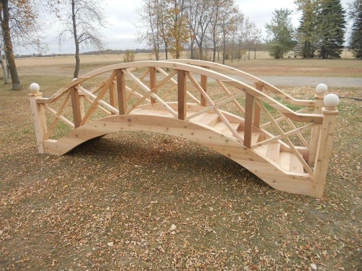 small wood bridge design