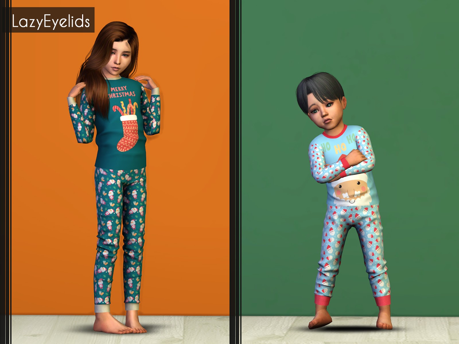 Sims 4 cc: Pajamas set