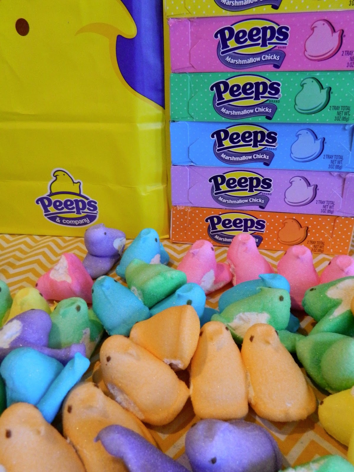 the vintage umbrella: Peeps topiaries