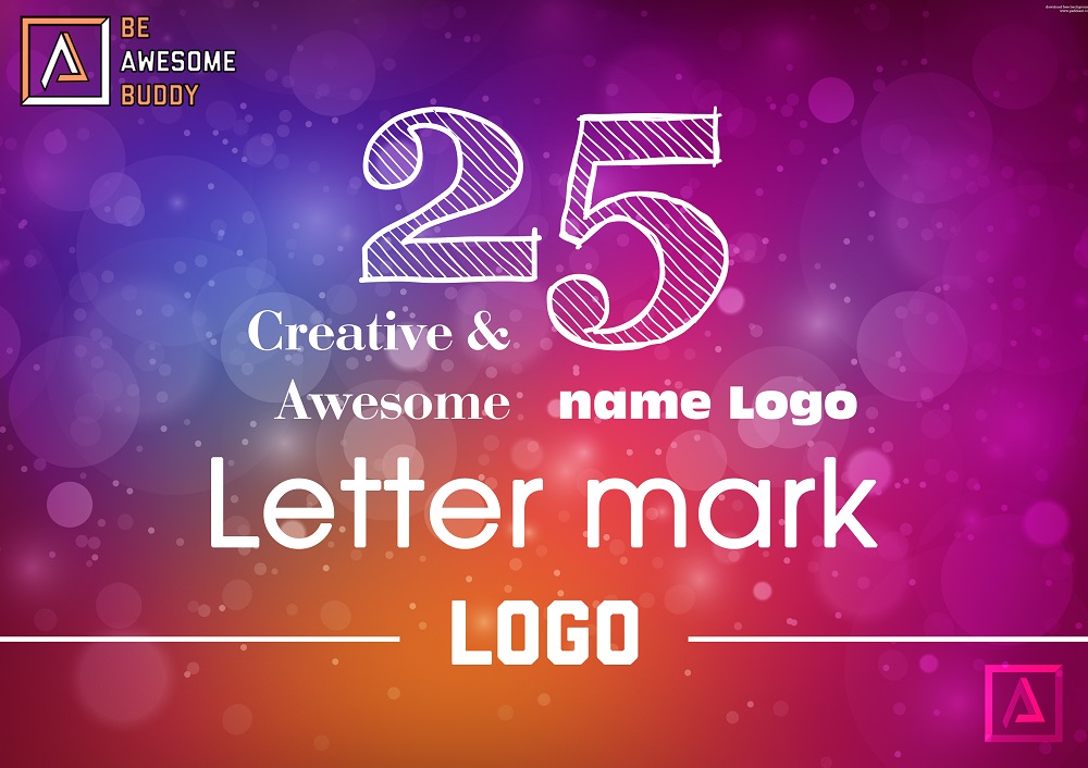 LETTER MARK LOGOs - 25 Creative & Awesome letter mark or name Logo ...