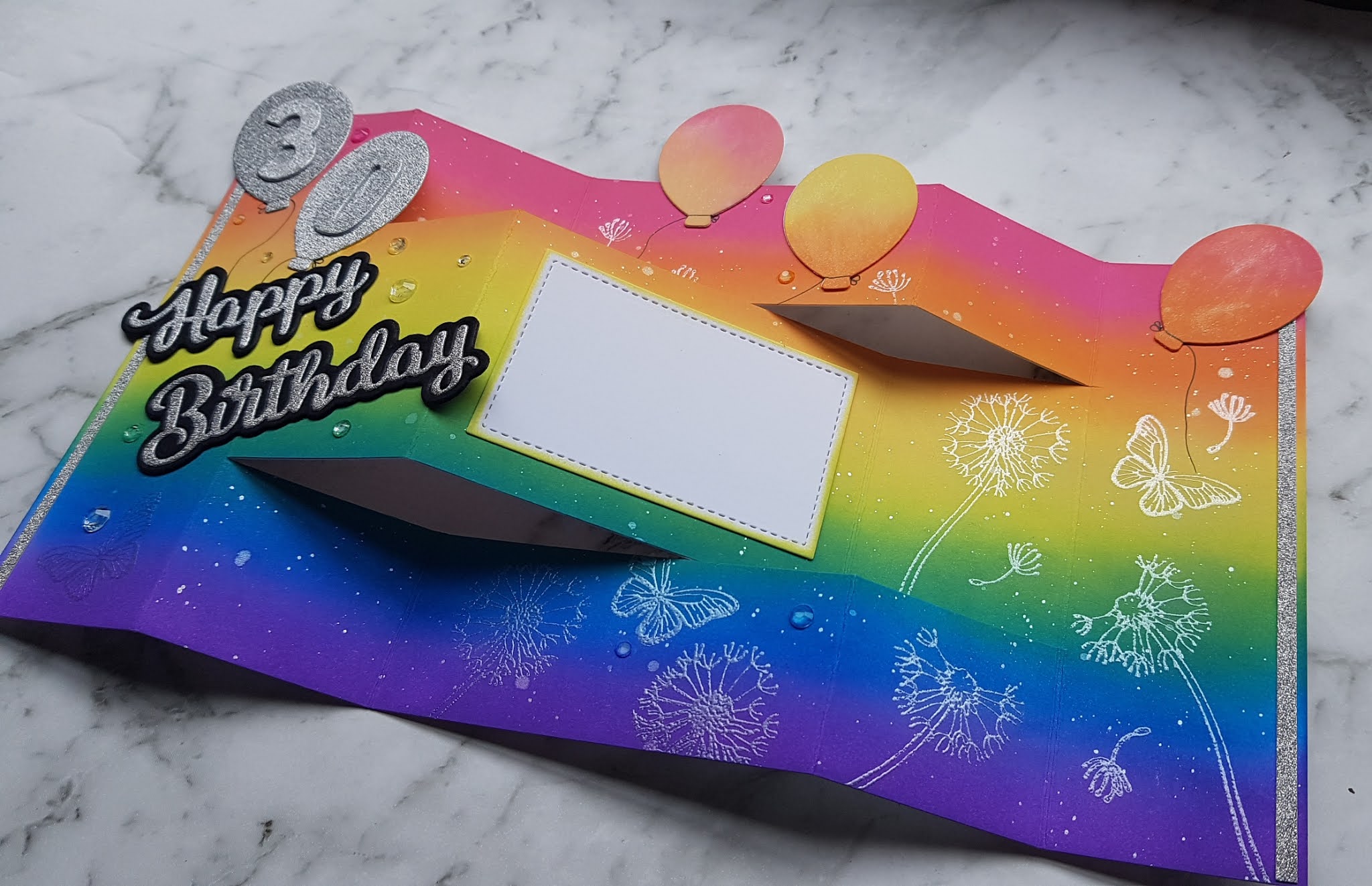 Cards from Helen: Tri Fold Shutter Birthday Card