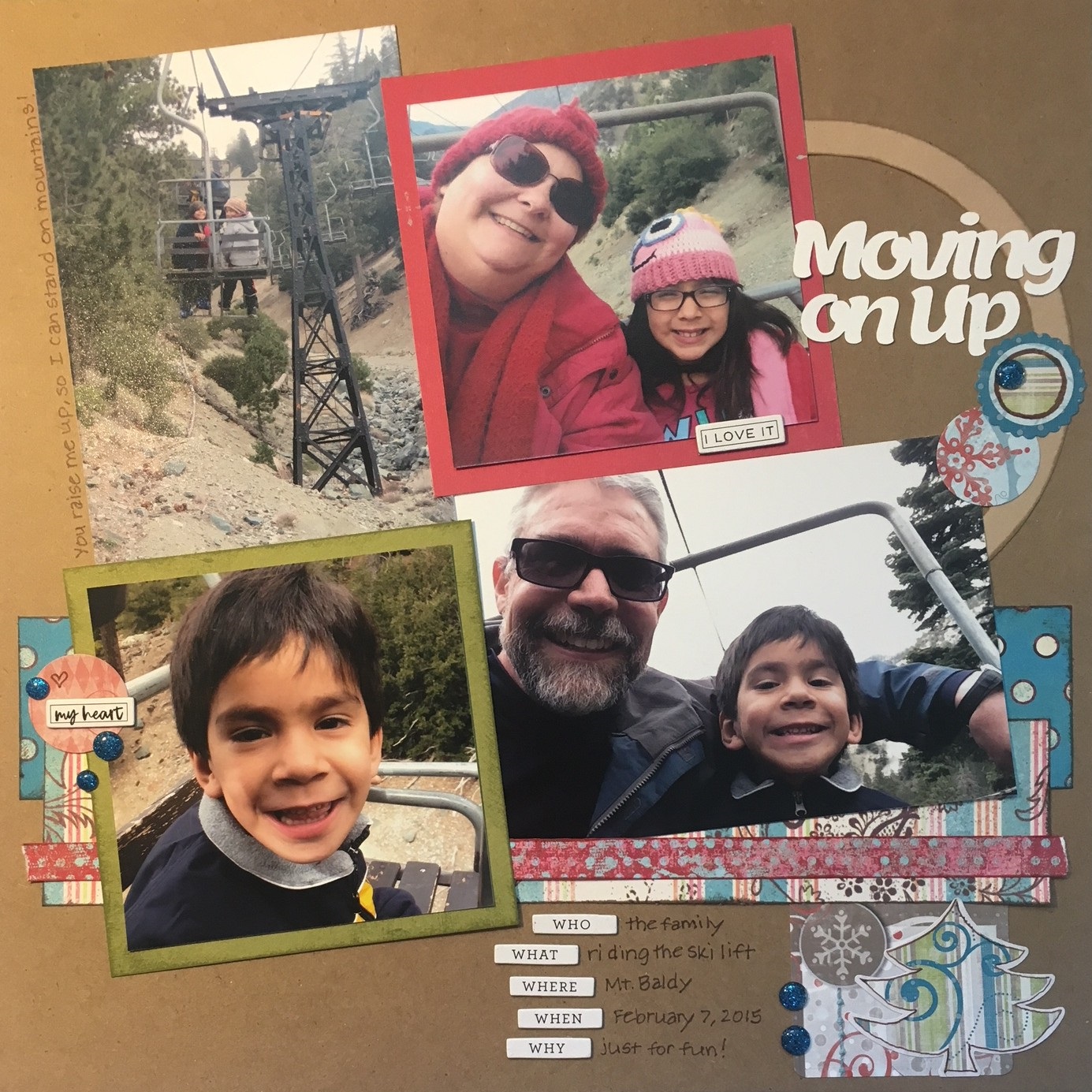 Even More Scrapping!: Moving on Up Layout