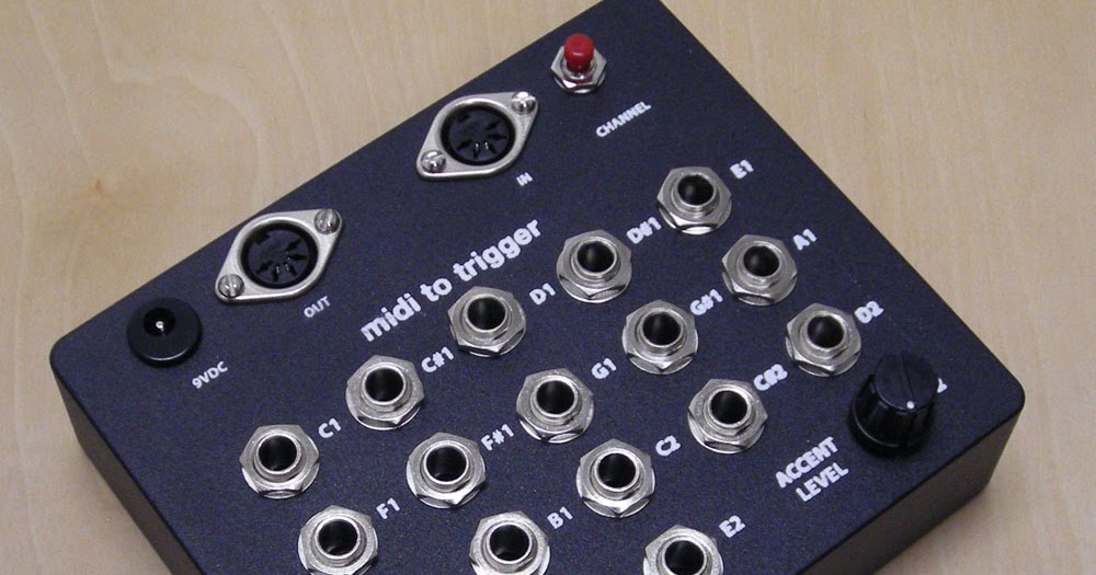 MATRIXSYNTH: Mr.AcidMachine Midi to Trigger