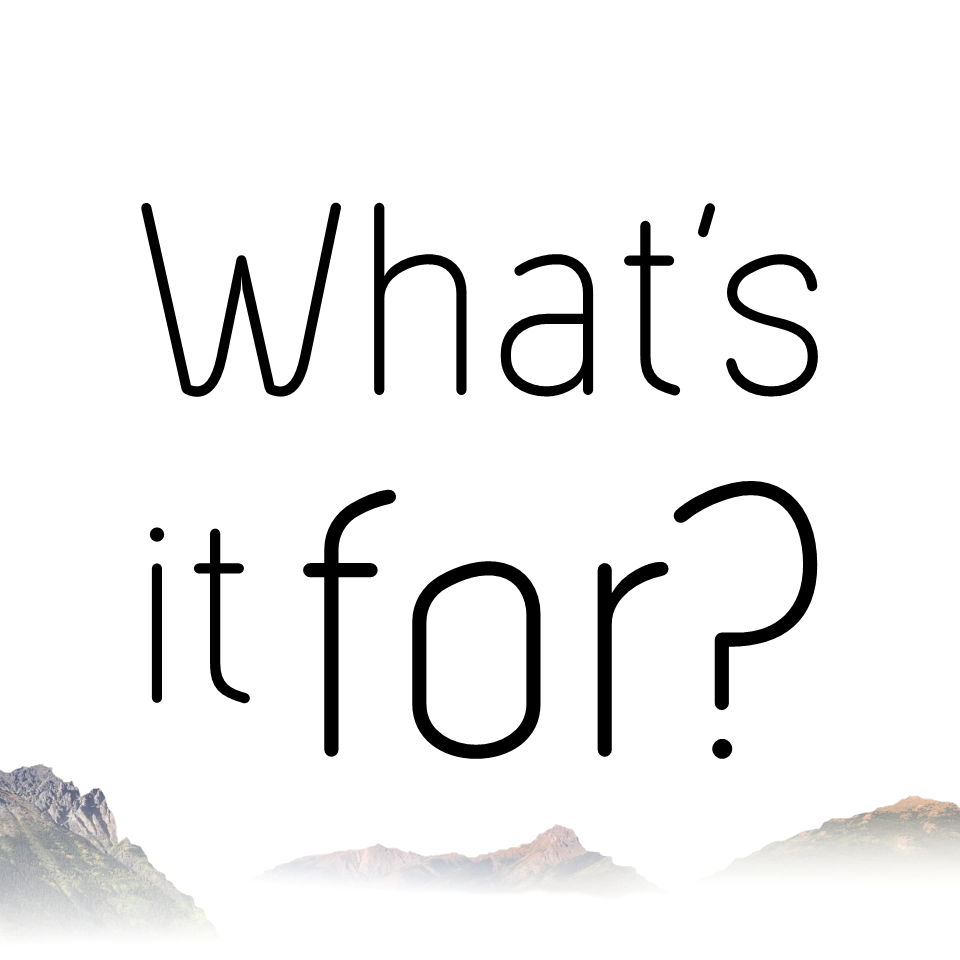 Better Posters: “What’s it for?” and other questions