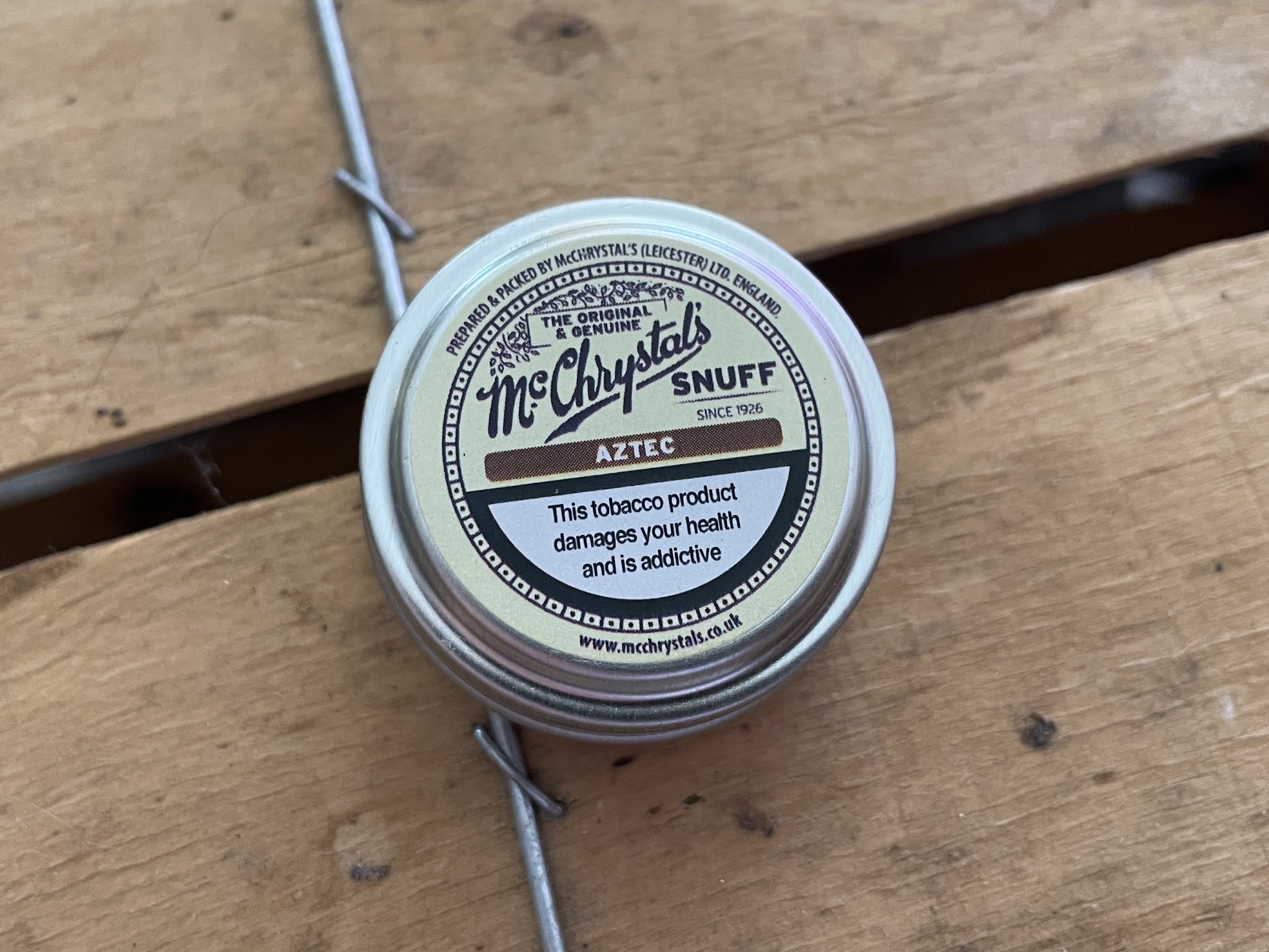 McChrystals Aztec (Nasal Snuff) - Review. 16 November 2021.