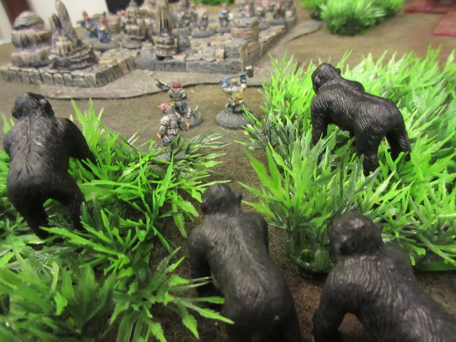Mars-Miniatures: Welcome To The Jungle Part 3 - Planet Of The Dire Apes