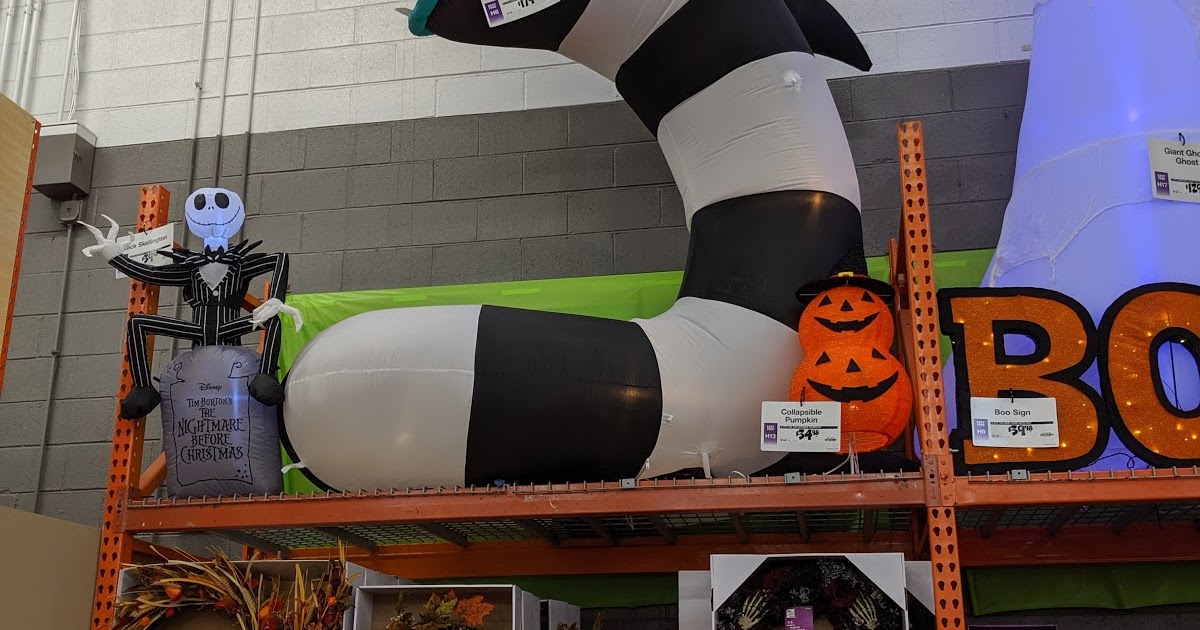 Inflatable Beetlejuice Sand Worm at Home Depot