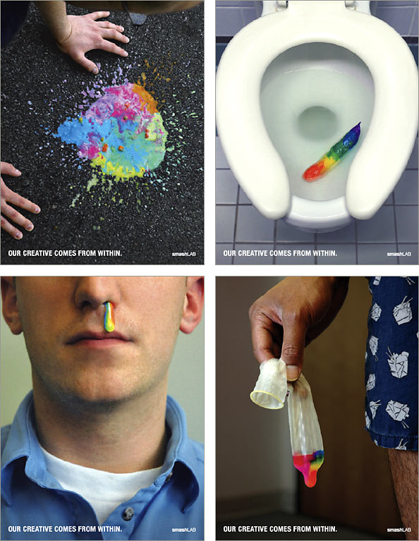 copyranter: Inane, disgusting ad agency self-promo ads of the day.