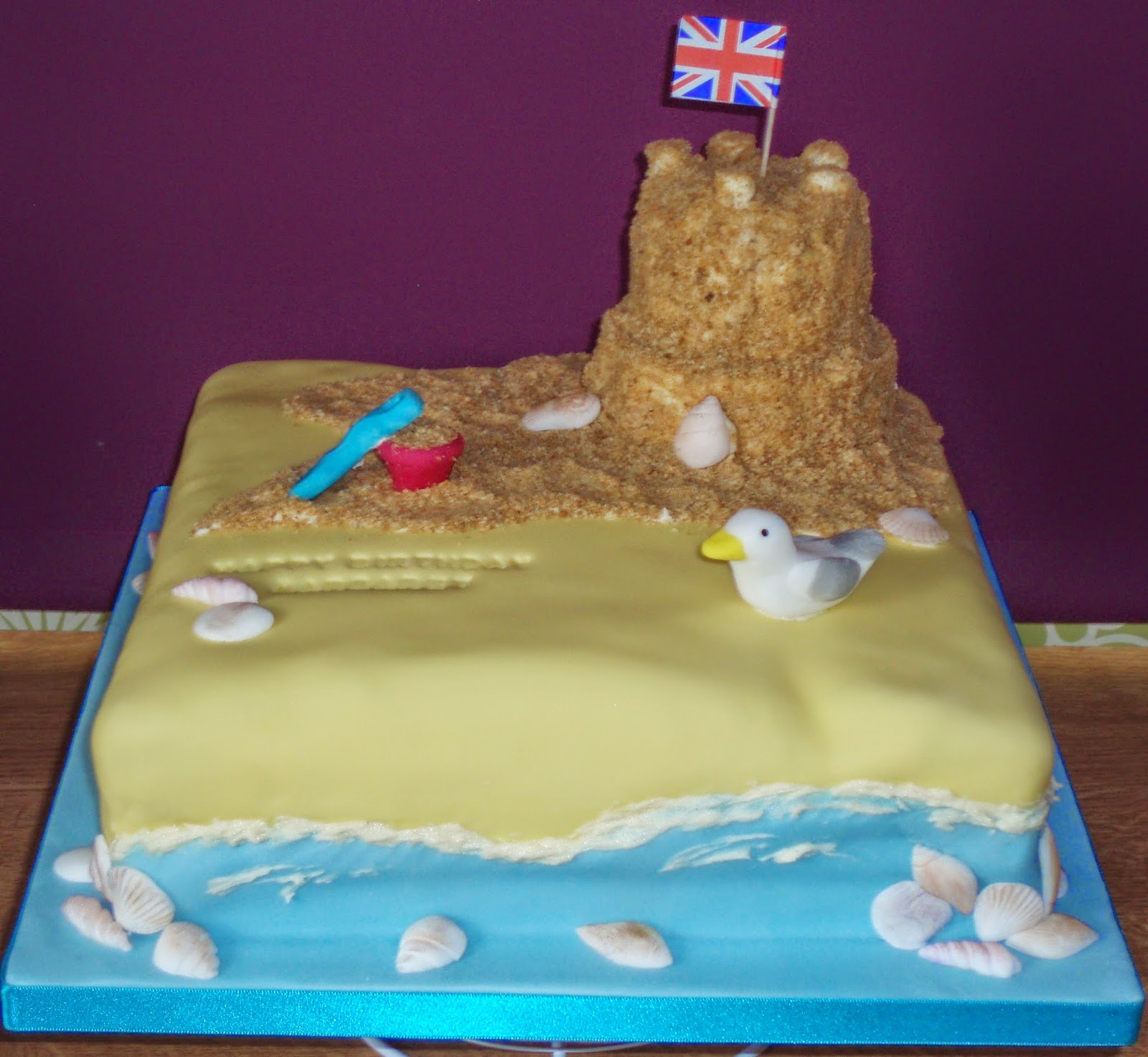 Chintzy Cakes: Seaside Birthday Cake