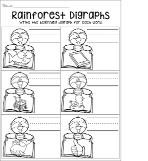 Rainforest ELA Unit for Kindergarten and 1st Grade | Busy Hands and Minds