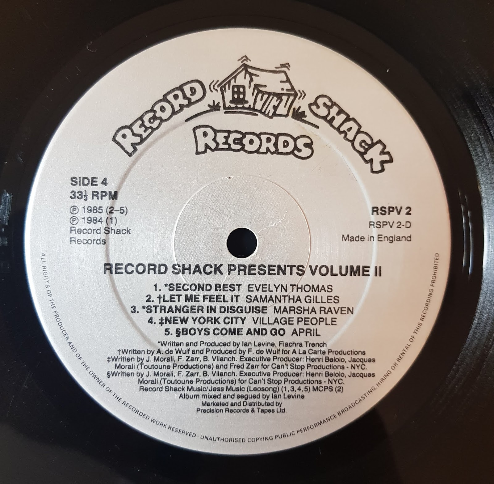 RETRO DISCO HI-NRG: HIGH ENERGY - Record Shack presents - Vol.2 (1985 ...