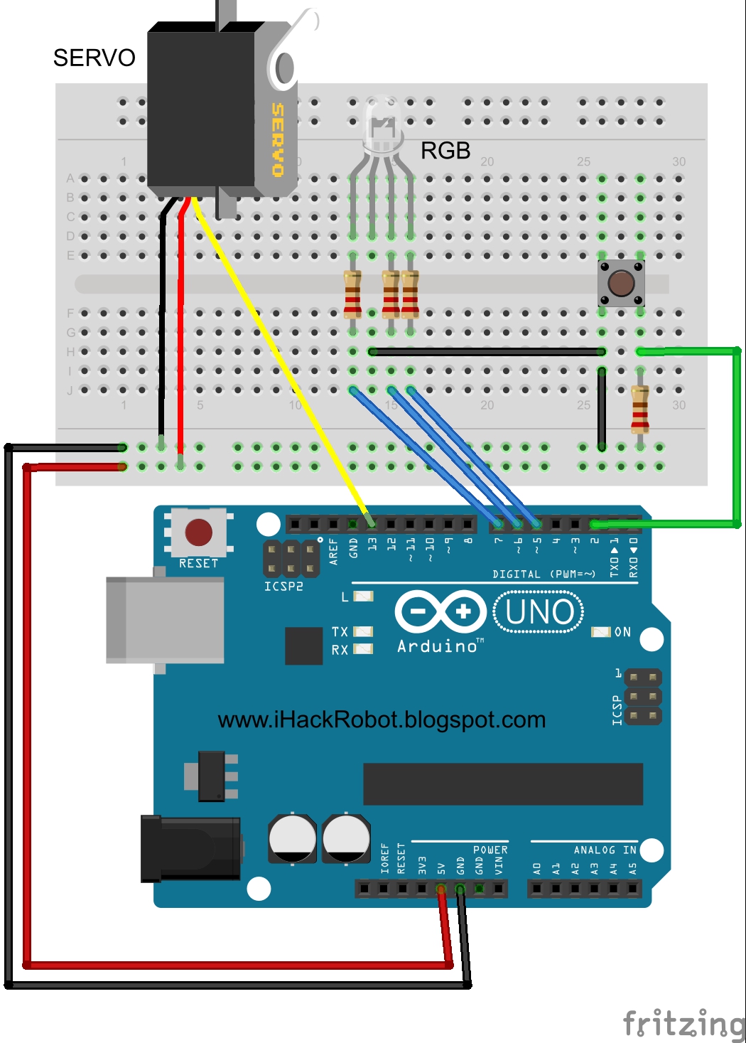 The Biotronics Project: MicroServo SG90