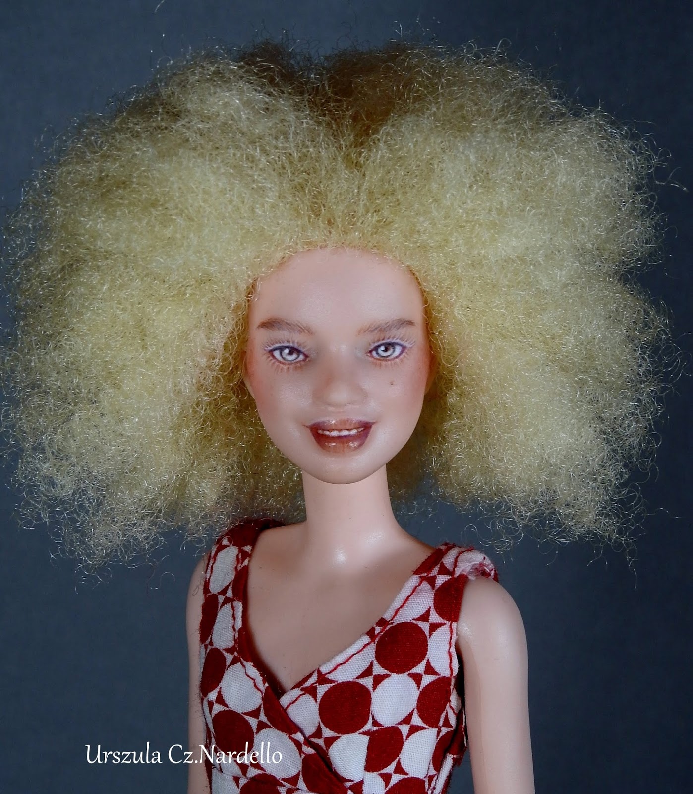 OOAK -Moja pasja: Barbie Fashionistas Albino OOAK doll... :)