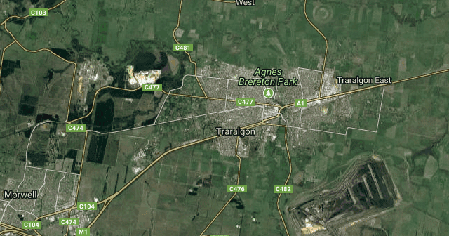 Traralgon Map Free Download