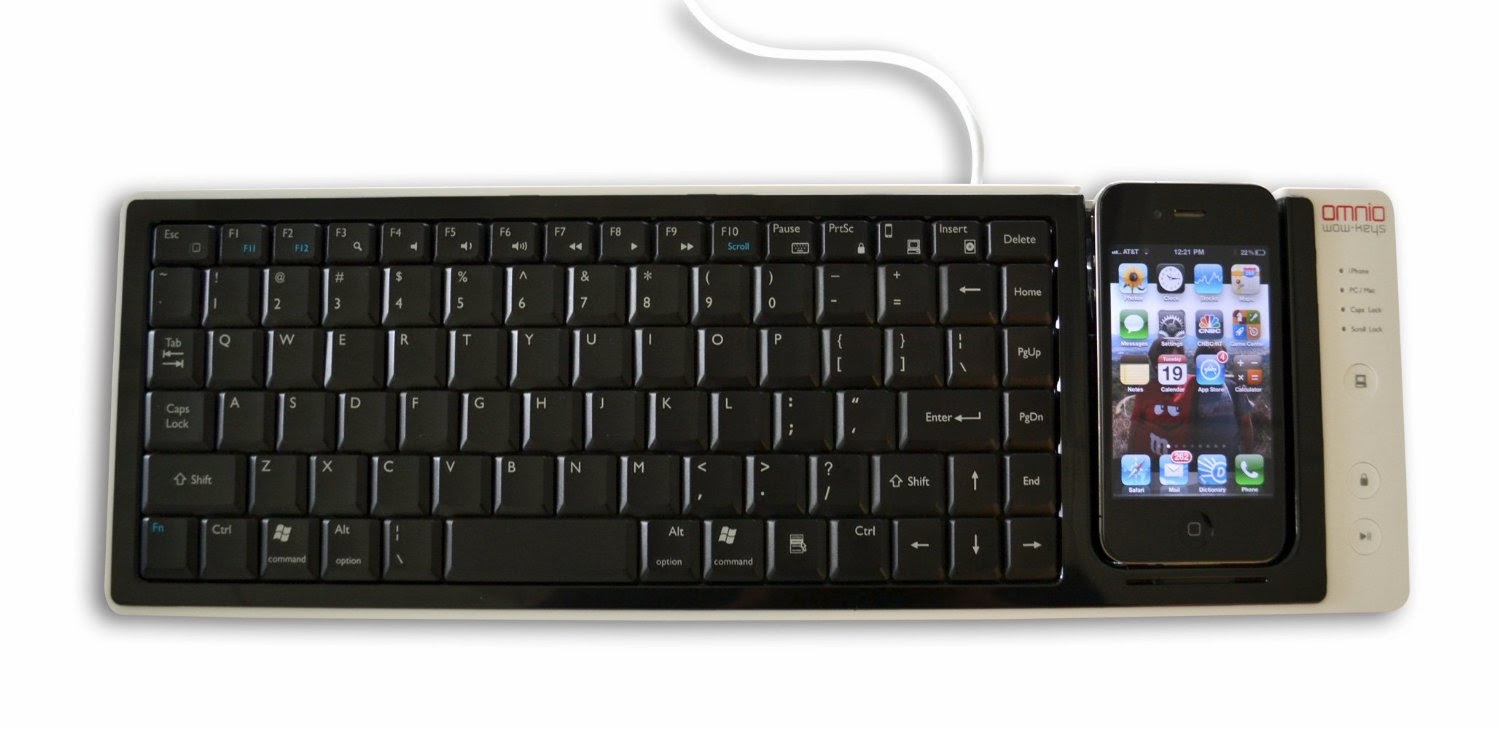 Amazing Creative Products: Wow Keys iPhone Keyboard Dock