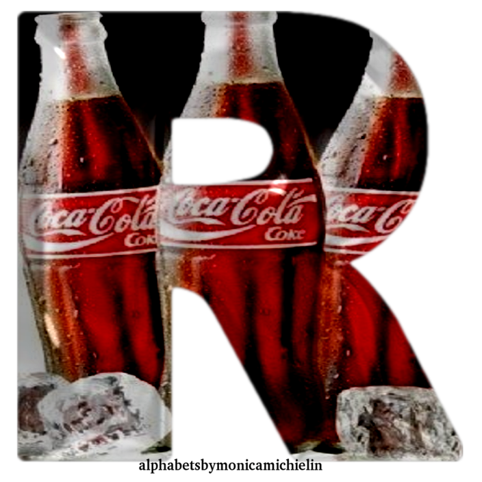 M. Michielin Alphabets: ICE COCA-COLA, COKE ALPHABET AND ICONS PNG