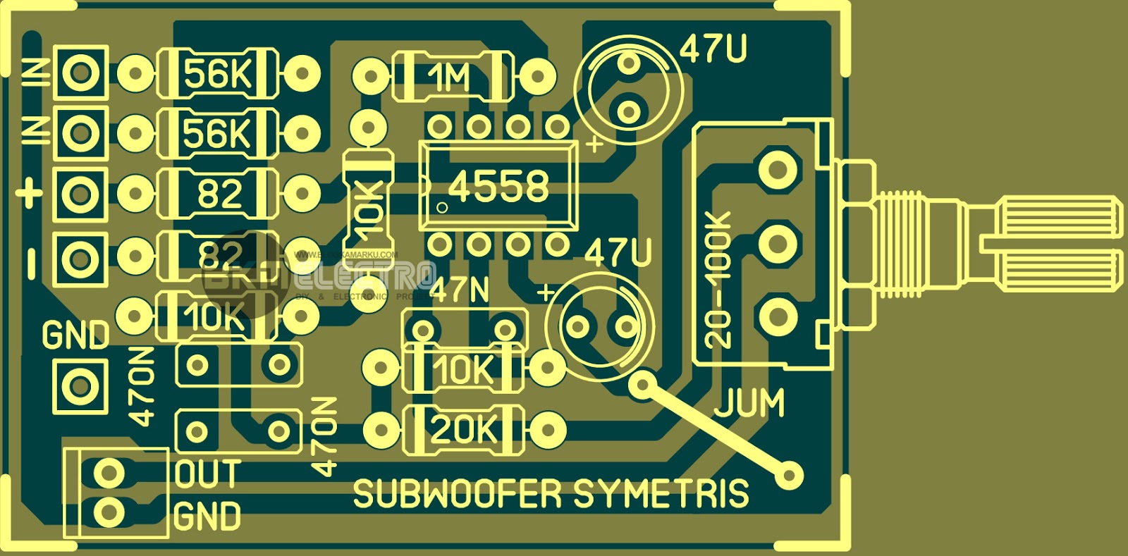 Rangkaian Counter Sederhana Layout Pcb Ilmu Elektronika Riset