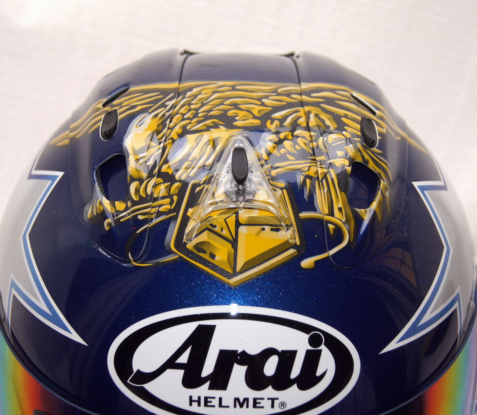 samurai‐bikers: Arai Racing Helmet RX-7 RR5 Corsair Colin Edwards NAVY ...