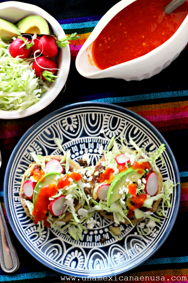 receta de sopes de picadillo