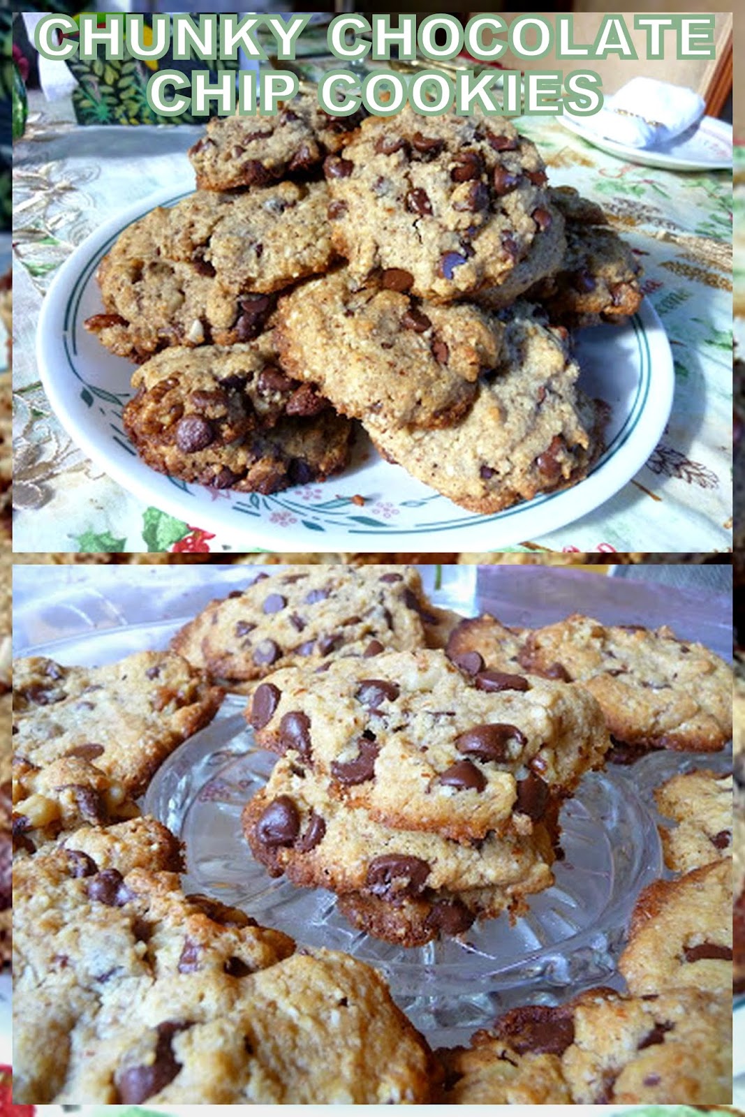 CHUNKY CHOCOLATE CHIP COOKIES