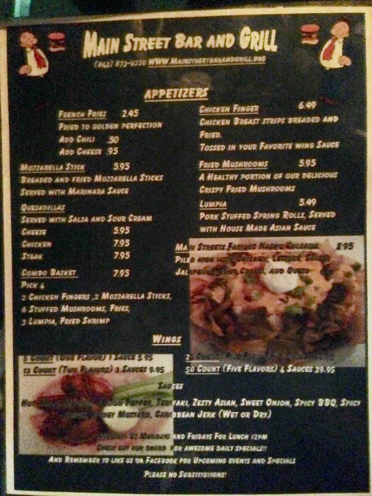 Local Bar Bingo: Main Street