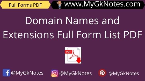 Domain Names And Extensions Full Form List PDF domain-names-and-extensions-full-form-list-pdf