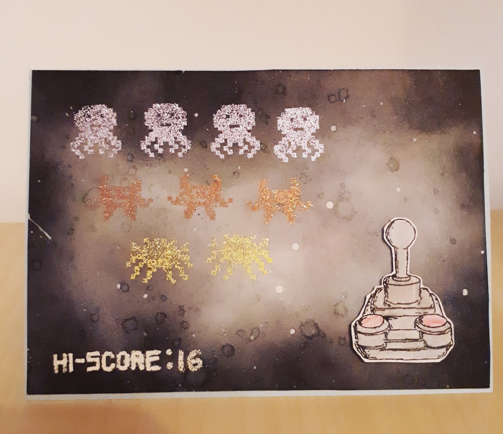 Space Invaders card