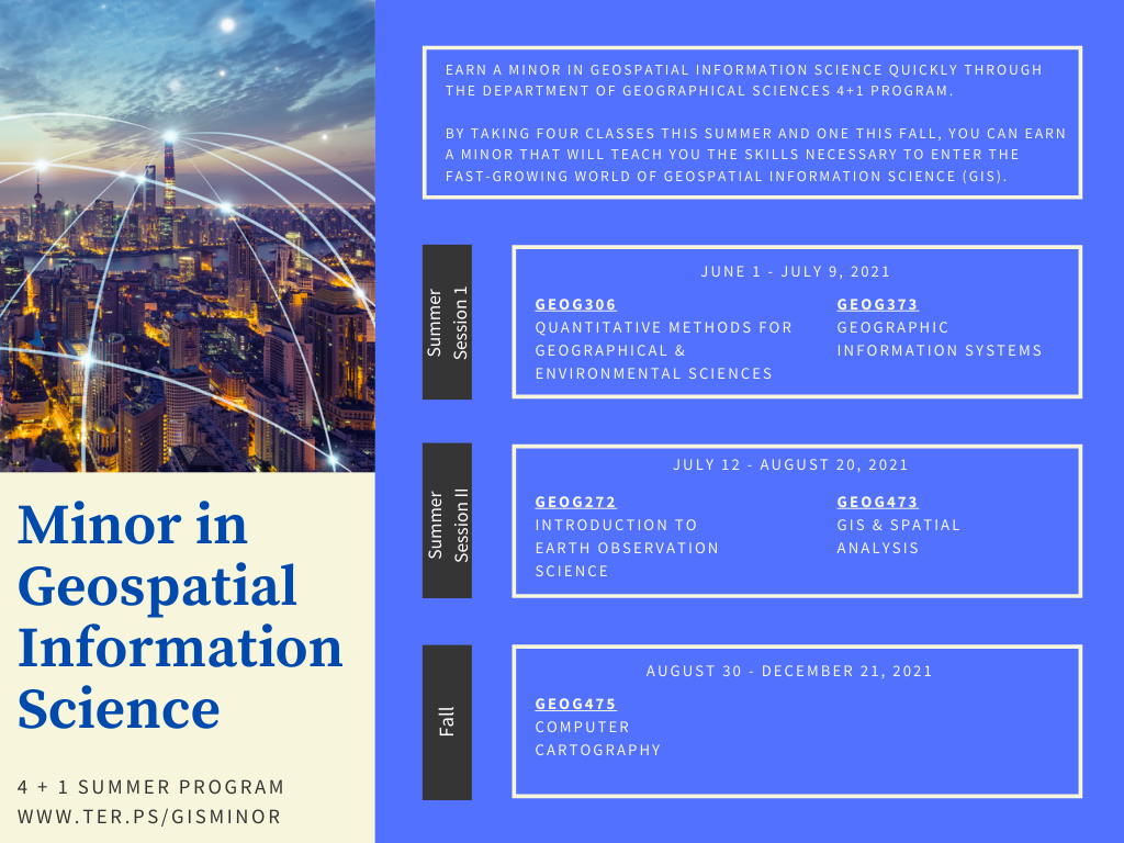 CCJS@USG News and Updates: GIS Minor now enrolling!