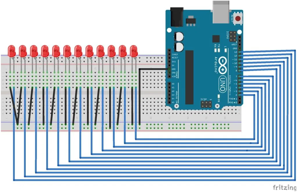 Семисегментный индикатор arduino схема - 90 фото