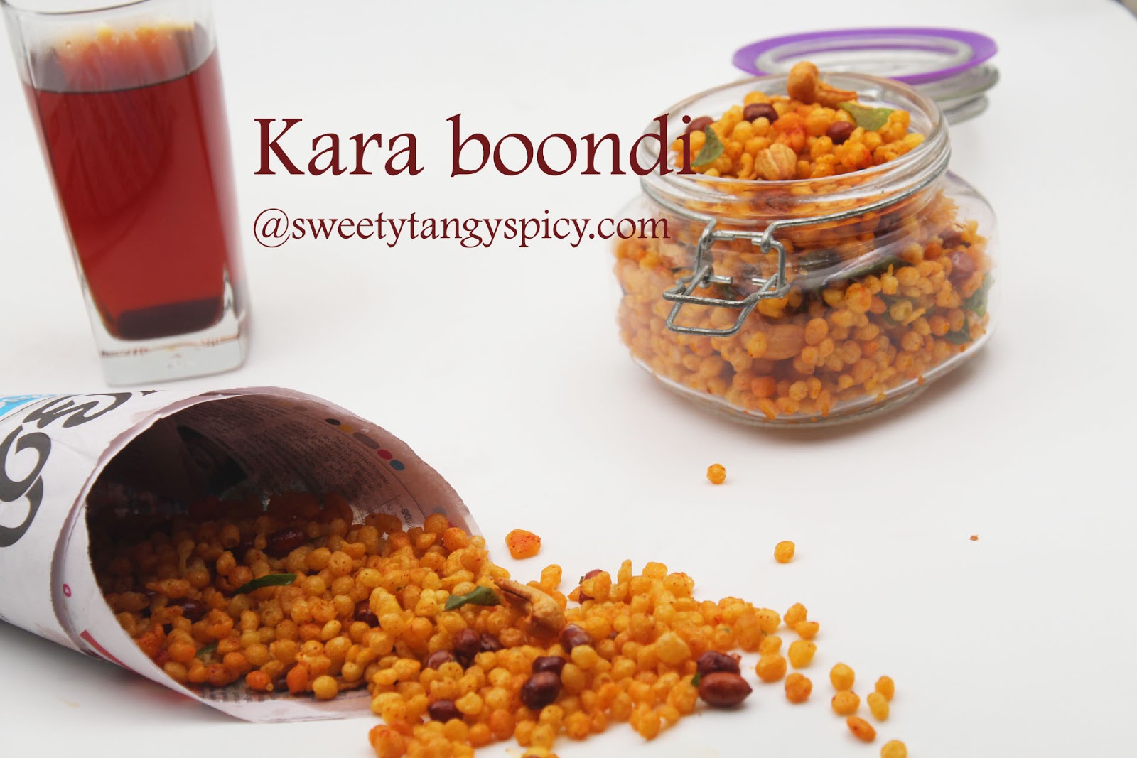 Kara boondi recipe with d etailed photos and video