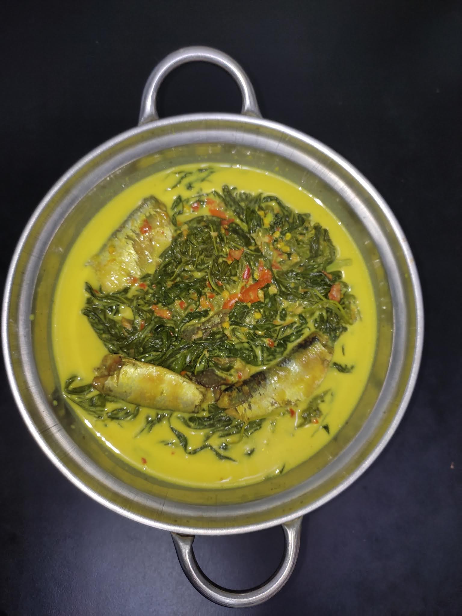 Namakucella Masak Lemak Cili Padi Pucuk Ubi Dengan Sardin