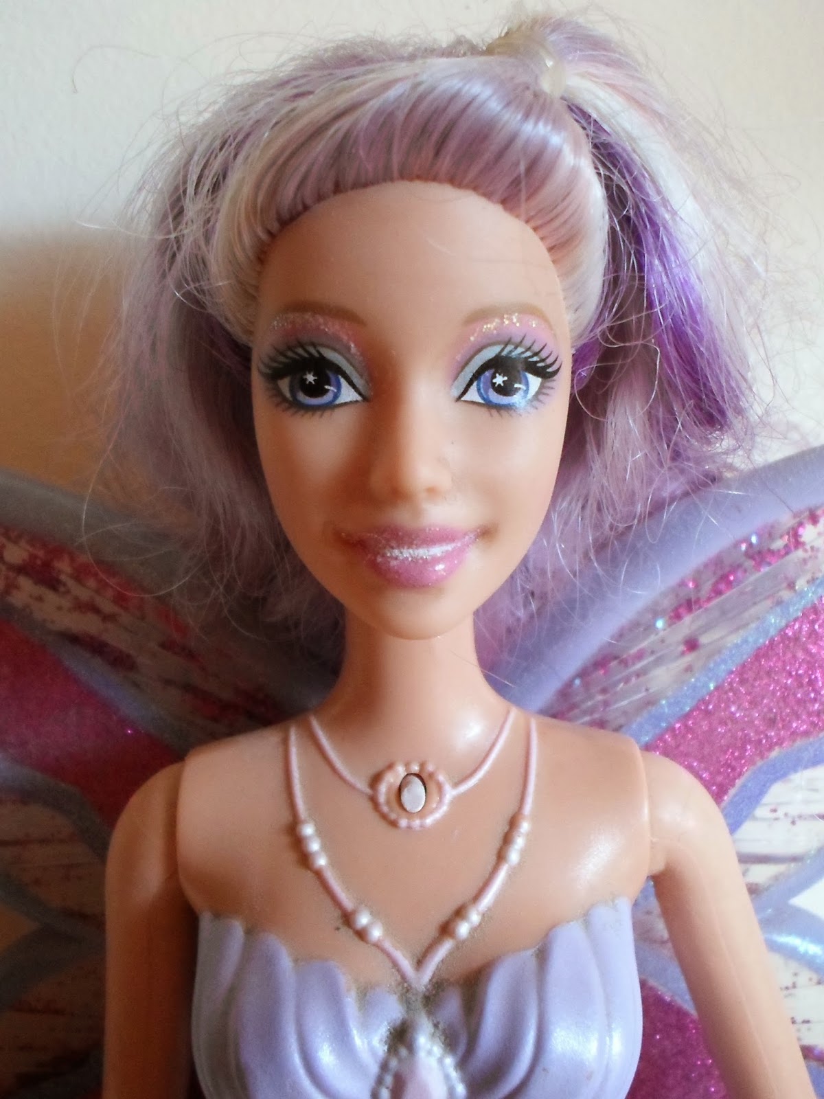 El rincón de mis muñecas: Barbie Glitter Swirl Fairy morada de la ...