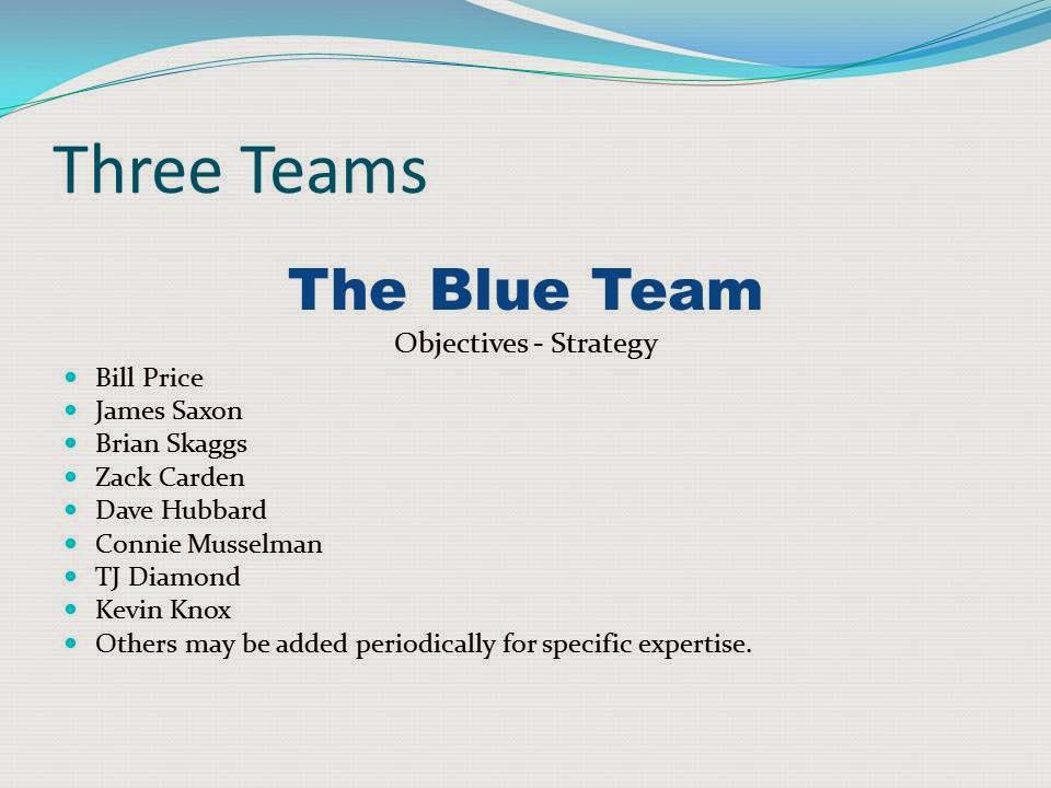 Apostles Journey: Team Structure, Organization and Communication