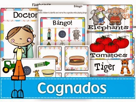 Bilingual Teacher Clubhouse: Teaching Cognates Free Printables