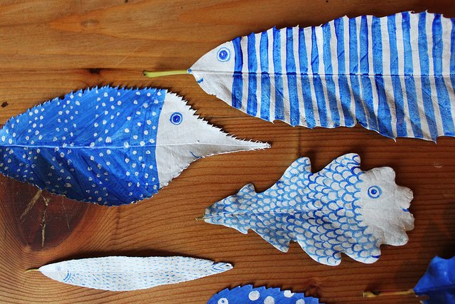 the art room plant: Leaf Fish