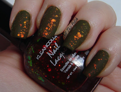 All This Polish: Green Snakeskin: Rescue of the Swamp Nails