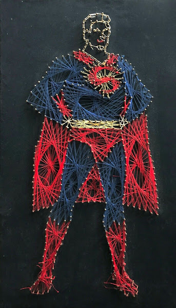 Pop Culture Safari!: Pop Artifact: Superman string art
