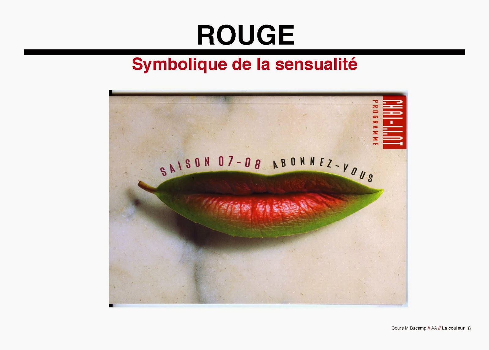 Cours d' ARTS APPLIQUES: COURS N°19 : ROUGE // Symbolique de la couleur