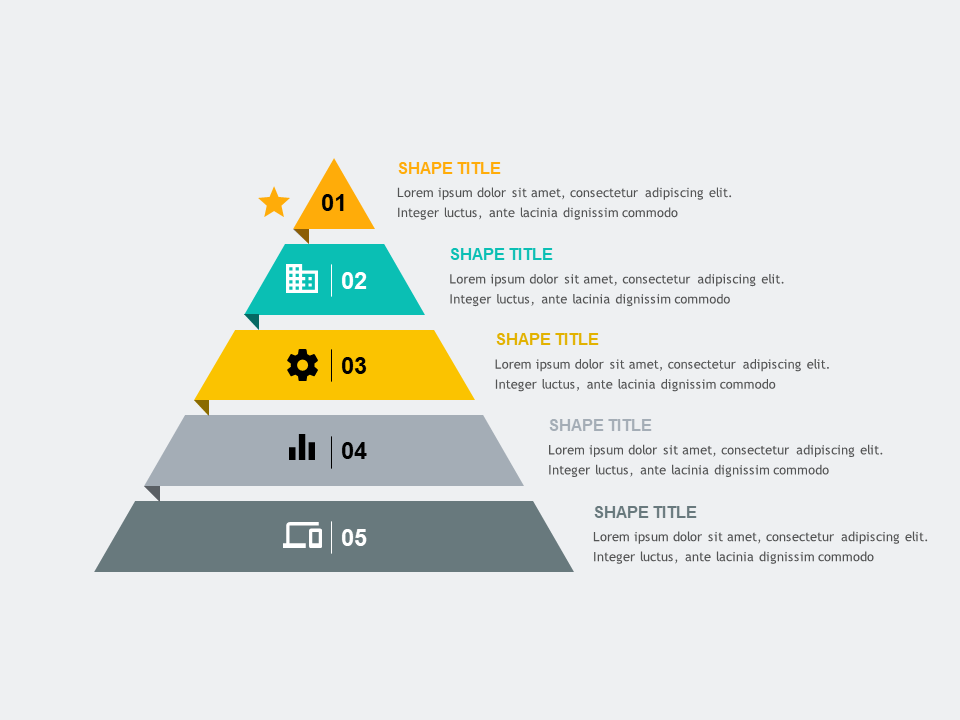 Pyramid Level PowerPoint Templates - PowerPoint Free