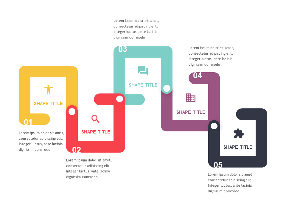 Square Joint Connect PowerPoint Templates - PowerPoint Free