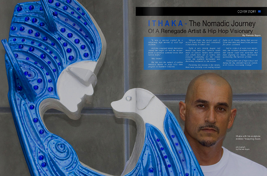 Photos of the artist-songwriter, Ithaka